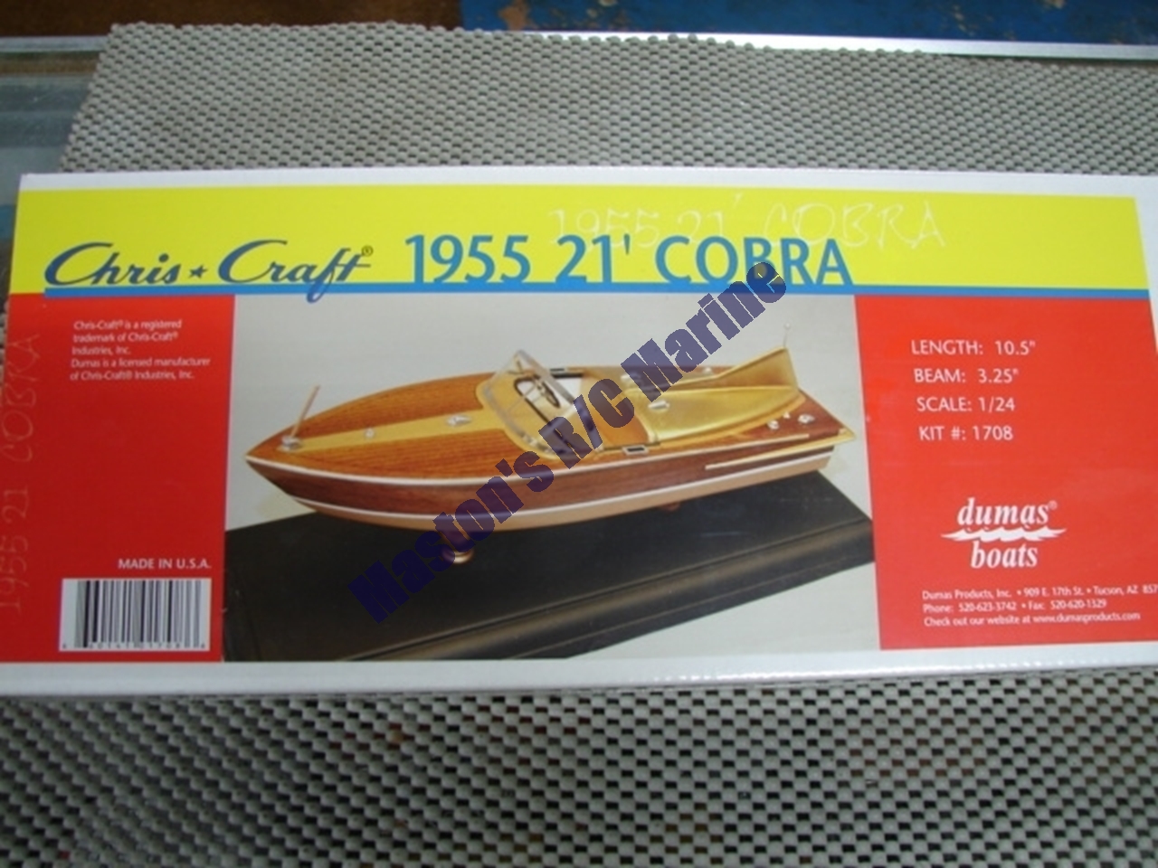 Maston's R/C Marine-1955 Chris-Craft 21 ft. Cobra